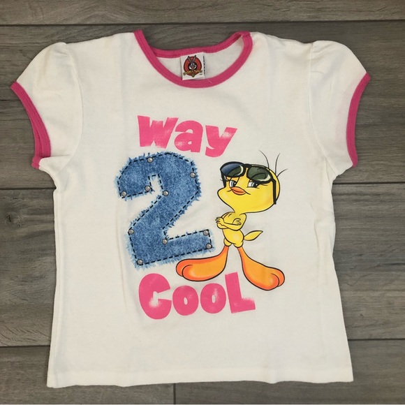 Warner Bros. | Shirts & Tops | Vintage Tweety Bird Ringer Tee Tshirt ...